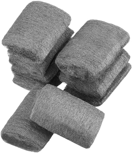 Gobesty Stahlwolle, 9 PCS Metall Polierset Feinheitsgrad Fein Grob ...