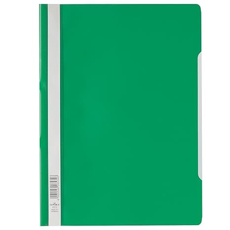 Durable Clear View A4 Folder - Green, Pack of 50: Amazon.co.uk: Office ...