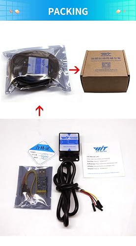 MPU9250 Accelerometer Gyroscope Magnetometer WitMotion HWT901B-RS485 9 ...