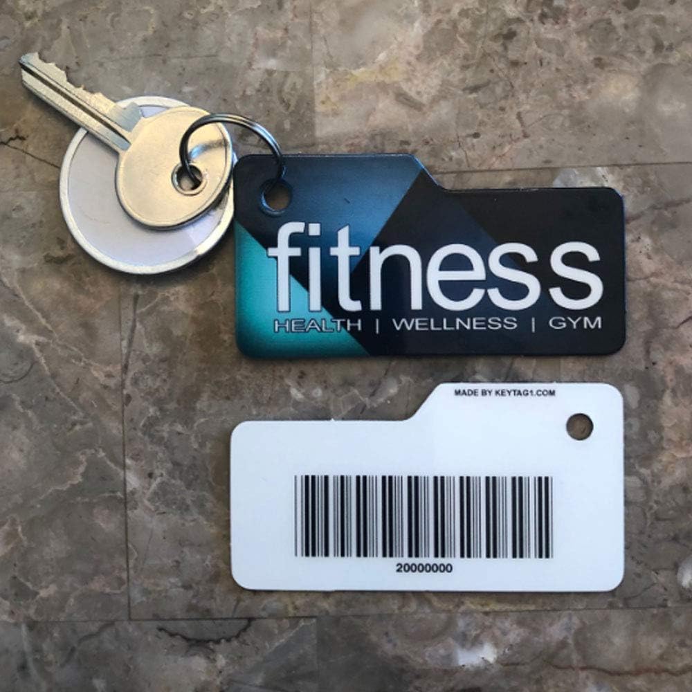 Amazon.com : Qty: 500Generic Gym Barcode Key Tags - Works with All ...