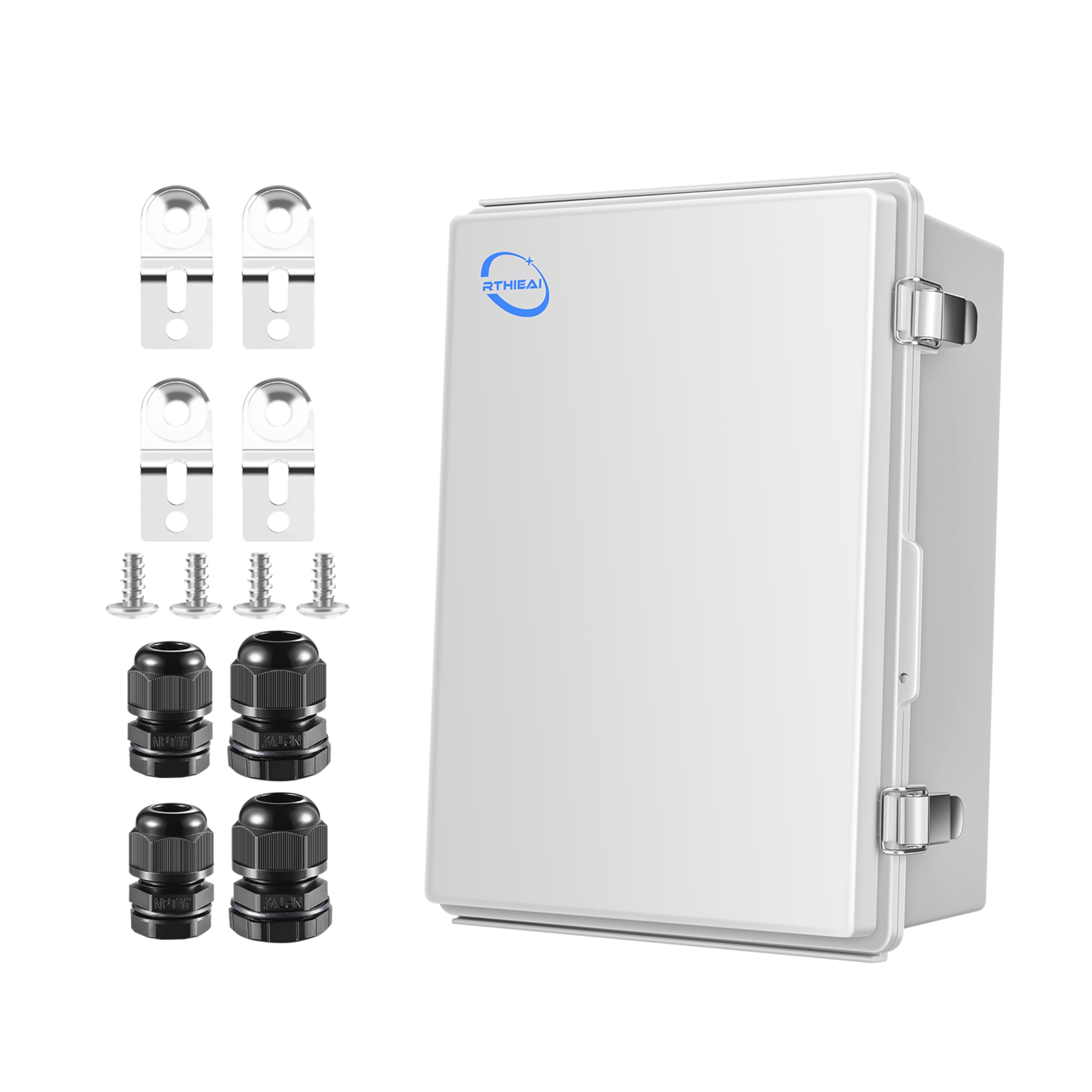 RTHIEAI Waterproof Outdoor IP67 Junction Box (11.4"x7.5"x5.5") with ...