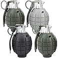 Amazon.com: Liberty Imports 4 Pack Kids Toy Military Army Pretend Play Plastic Hand Grenades ...
