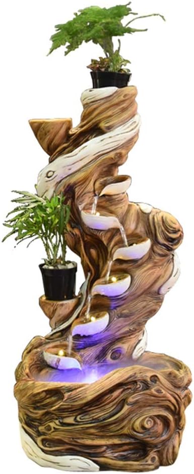 Desktop-Wasserfall 23,6 Zoll Zimmerbrunnen Moderne Tisch Boden-Wasser ...