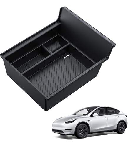 Tesla Model Y Accessories Spigen Center Console Organizer Tray(Carbon ...