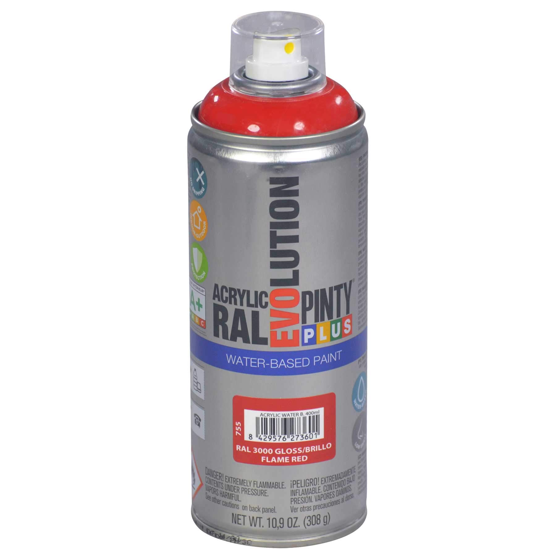 Pintyplus Evolution Water-Based 520CC Ral 3000 Bright Red, 55% OFF