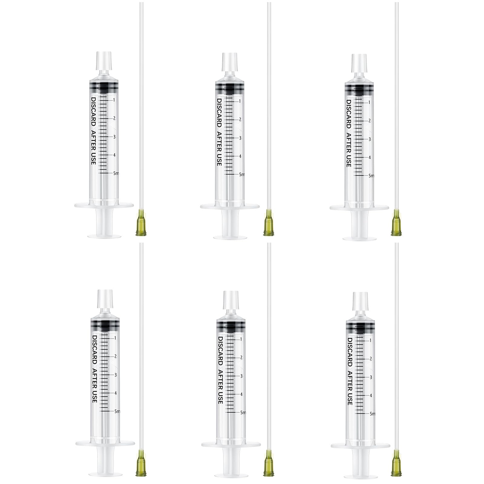 Geiserailie 6 Packs Perfume Syringe Extractor Decanter Kit with Soft ...
