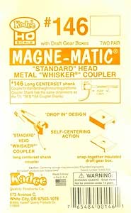 Amazon.com: 146 Long Centerset Shank Whisker Coupler 1/4" 2pr: Toys & Games