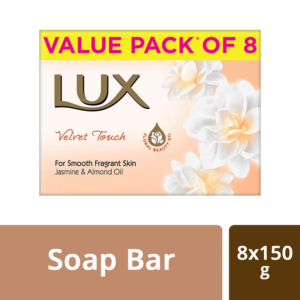 25% Off : LUX Velvet Touch Jasmine and Almond Oil Soap Bar, 150 g (Pack ...