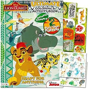 Amazon.com: Lion Guard Coloring and Activity Book with 2 Poster, Lion ...