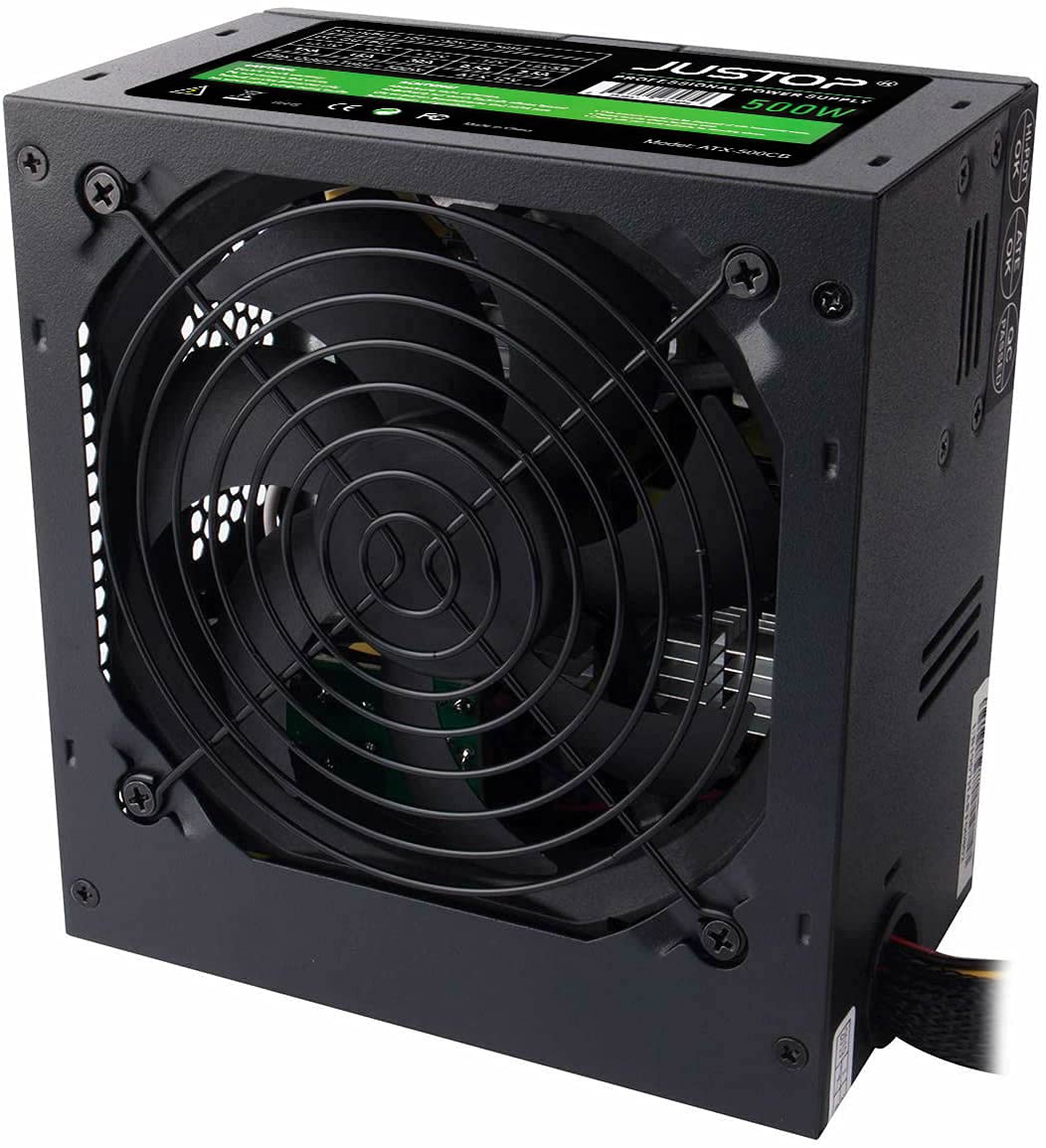Mua JUSTOP Value 500W ATX PC Power Supply PSU With 12CM Quiet Fan And 3 ...