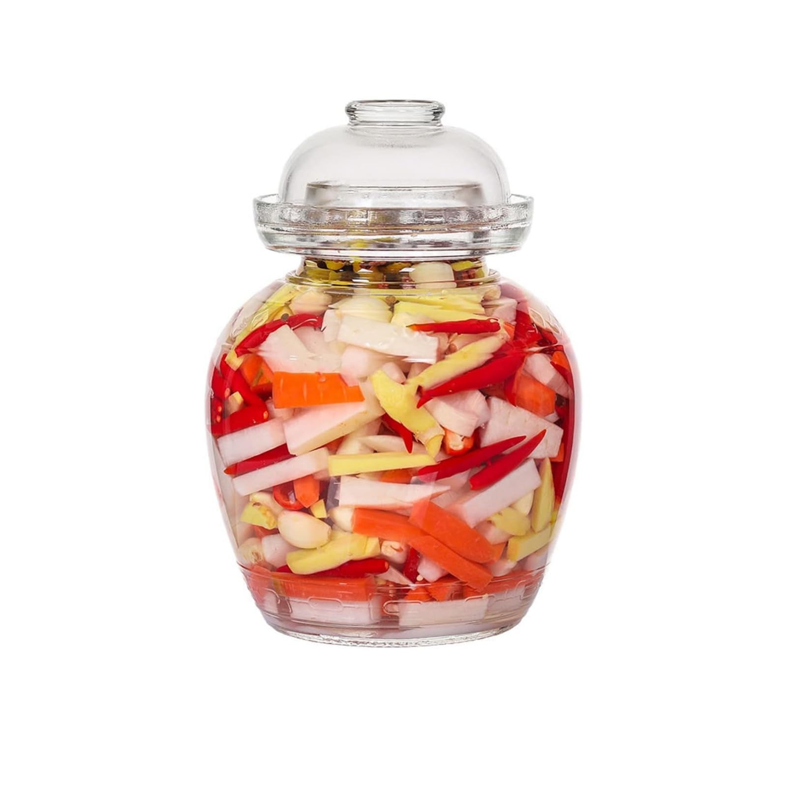 Aosnttol 1.5L Pickle Jar Fermentation Jar, Fermentation Kit with Water ...