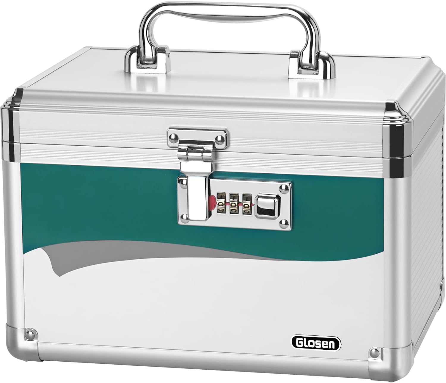 Glosen Medicine Lock Box with Combination Lock, Medication lock box ...