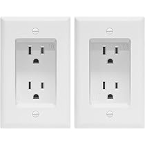 Black Recessed Clock Receptacle Recessed Outlet Installation