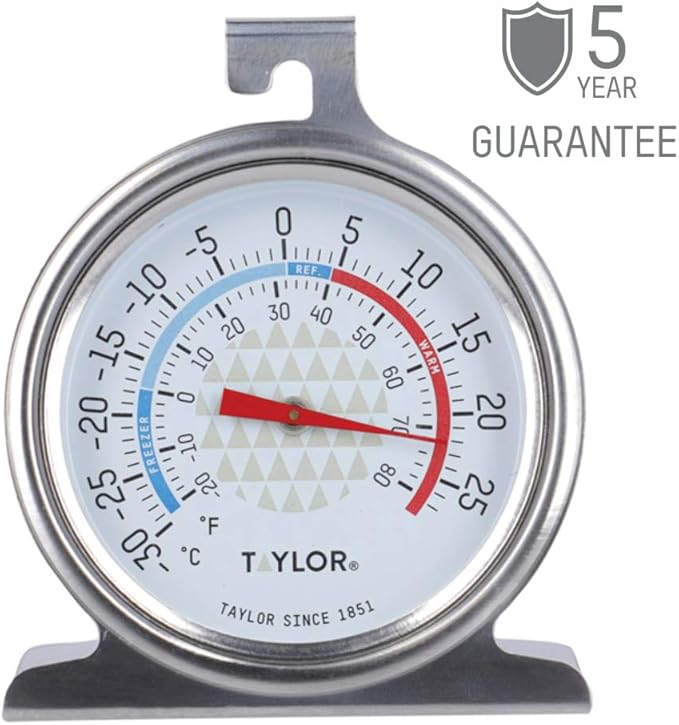 Taylor Fridge Freezer Thermometer, Accurate Multi-Functional Kitchen ...