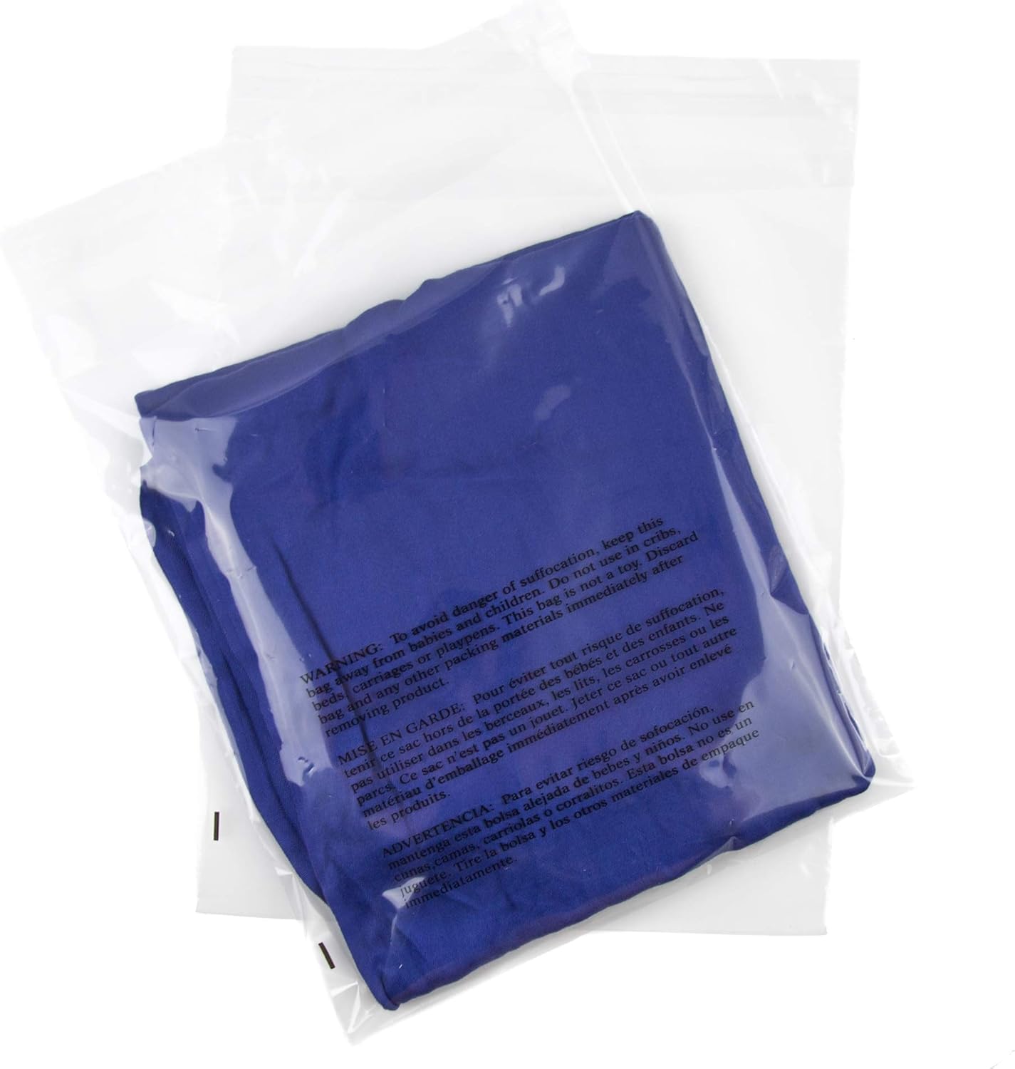 Poly Bags with Suffocation Warning 11x14 - Resealable - 1000 Pack ...