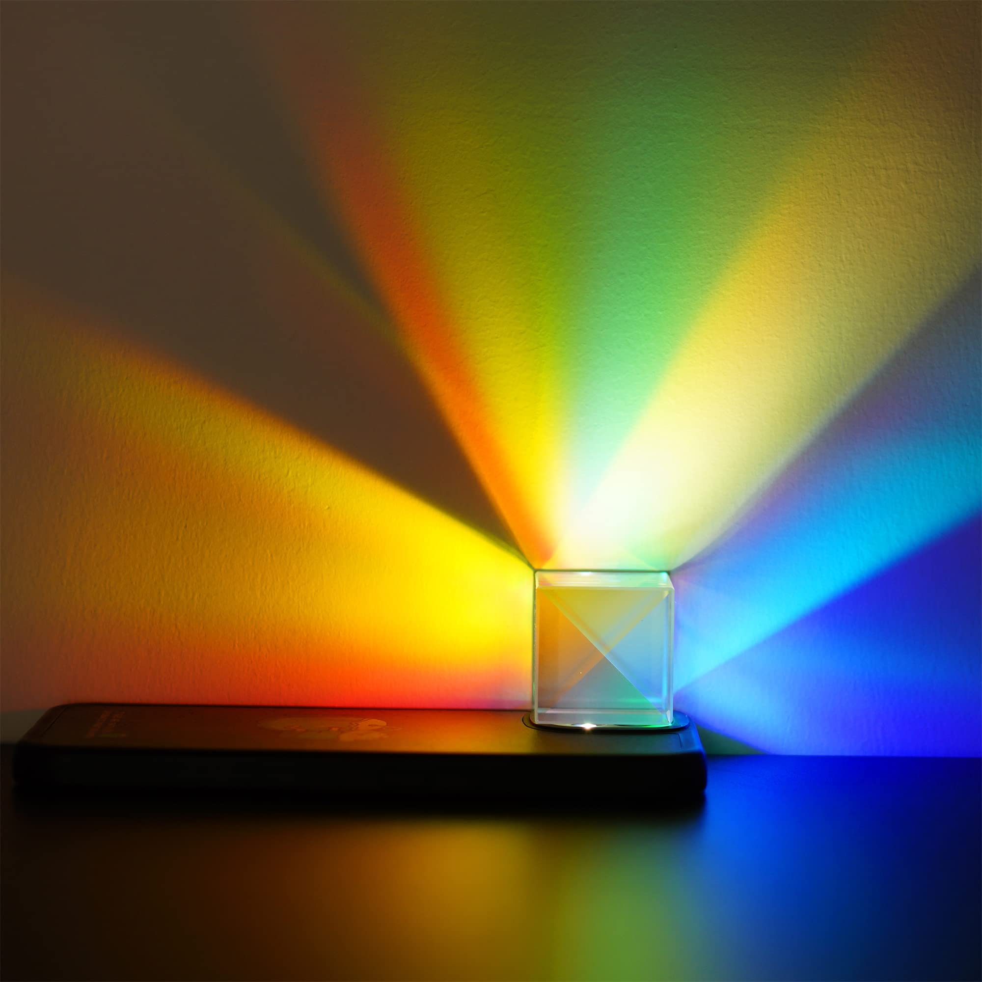 Mua 35mm Colorful Optical Glass X-Cube Prism RGB Dispersion Prism for ...