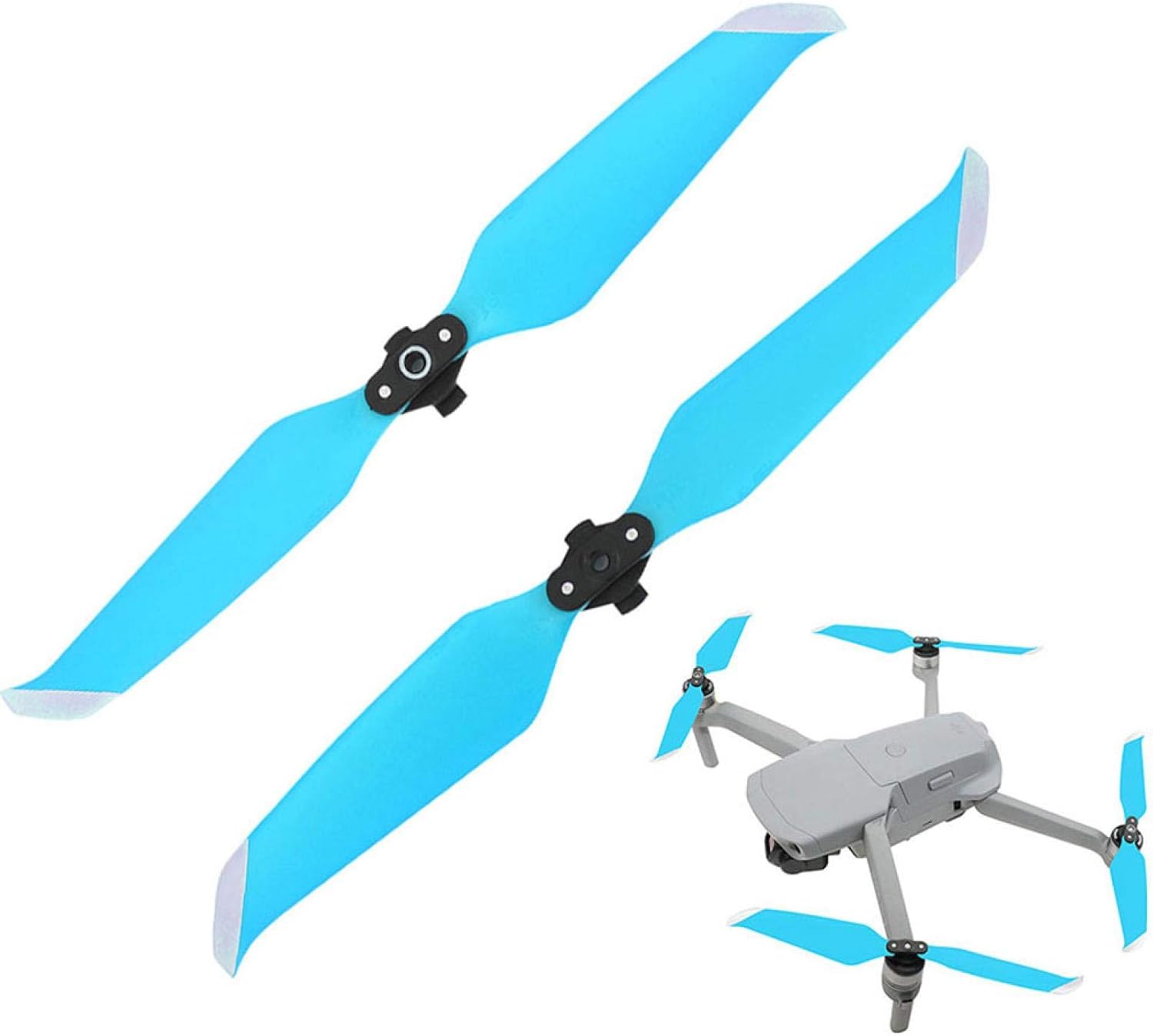 Demeras Colorful Blade Folding Propellers for AIR 2 Drone Silent Flight ...