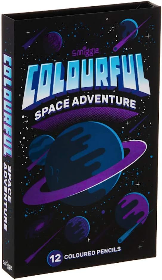 Smiggle Space Adventure Coloured Pencil x12 Pack – BigaMart