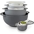 Amazon.com: COOK WITH COLOR 8 Piece Nesting Bowls with Measuring Cups ...