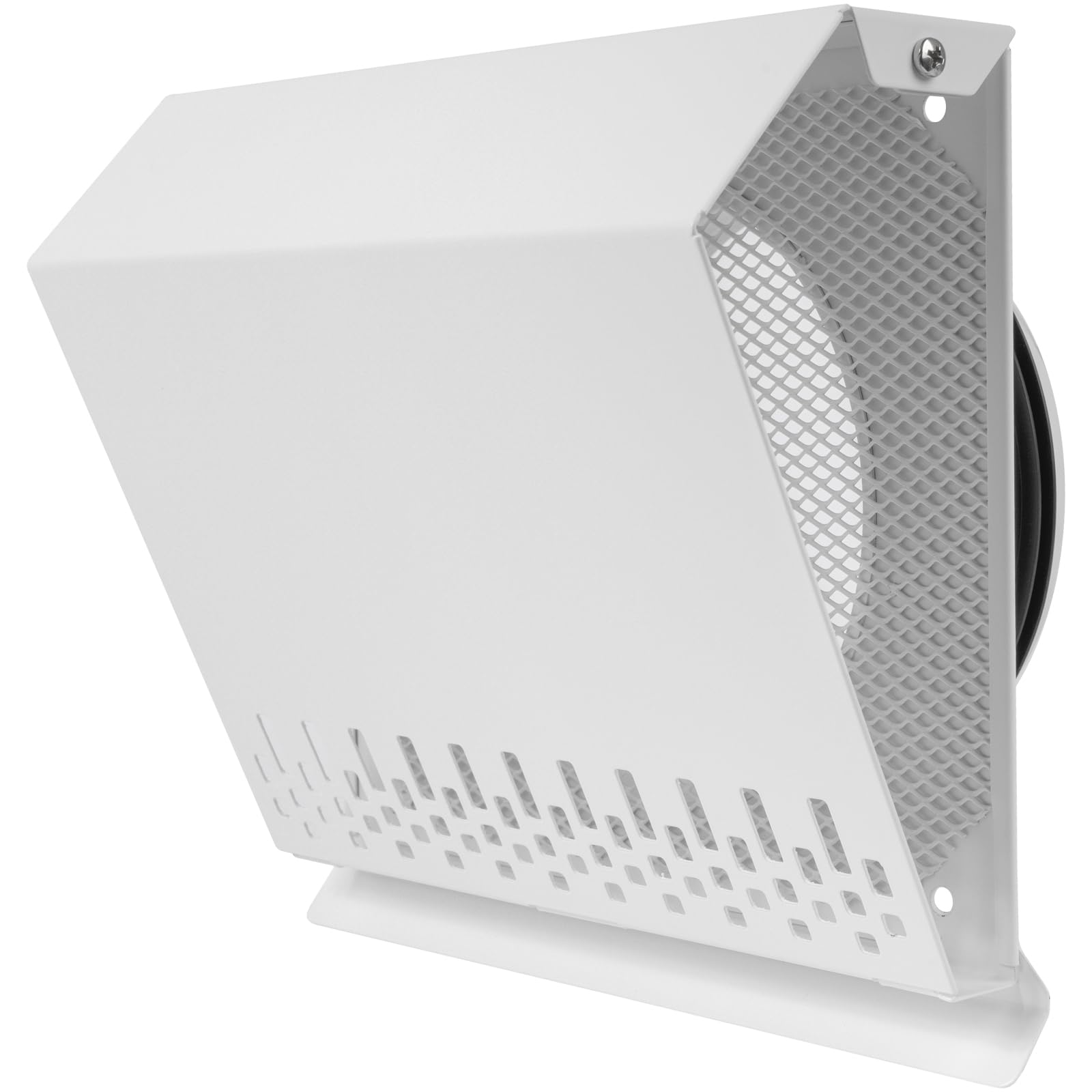 Vent Systems 6" Inch Air Supply Vent Cover with Rubber Gasket - White ...