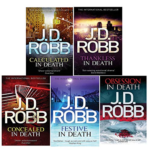Jd Robb Death Series 8 - Books 36-40: 5 Books Collection Set: J. D ...