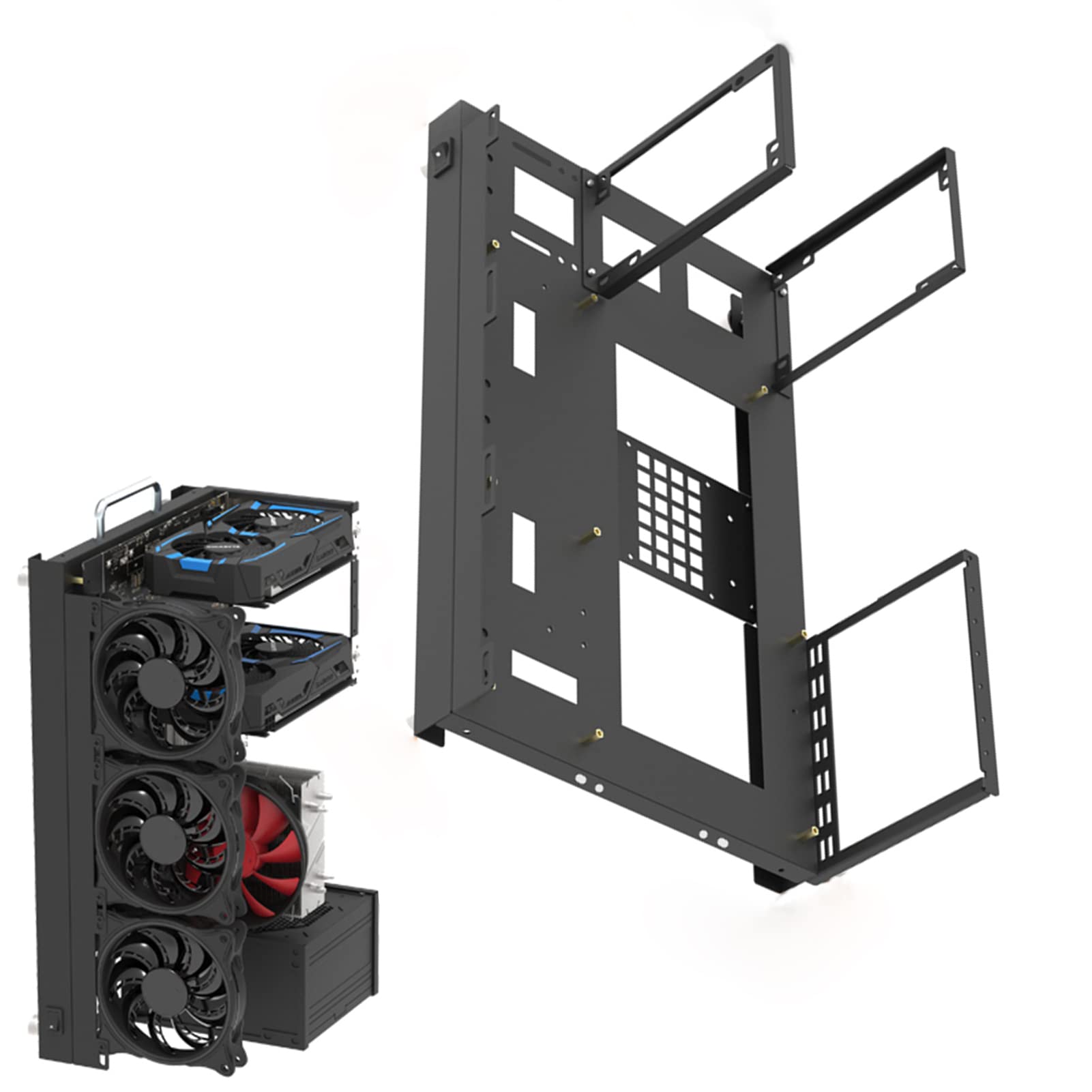 Mua computer motherboard rack, open air chassis case, computer chassis ...