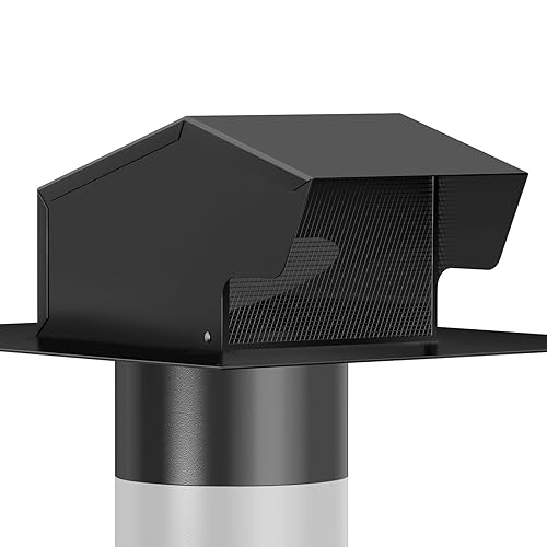 Removable Roof Vents 8 Inch, Hon&Guan Roof Vent Cap Galvanized Steel ...