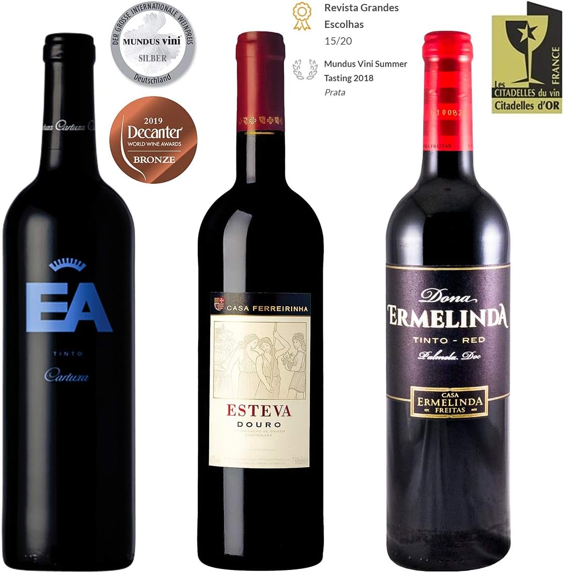 Top Selling Portuguese Red Wine Mixed Selection 75cl (Case of 3 ...