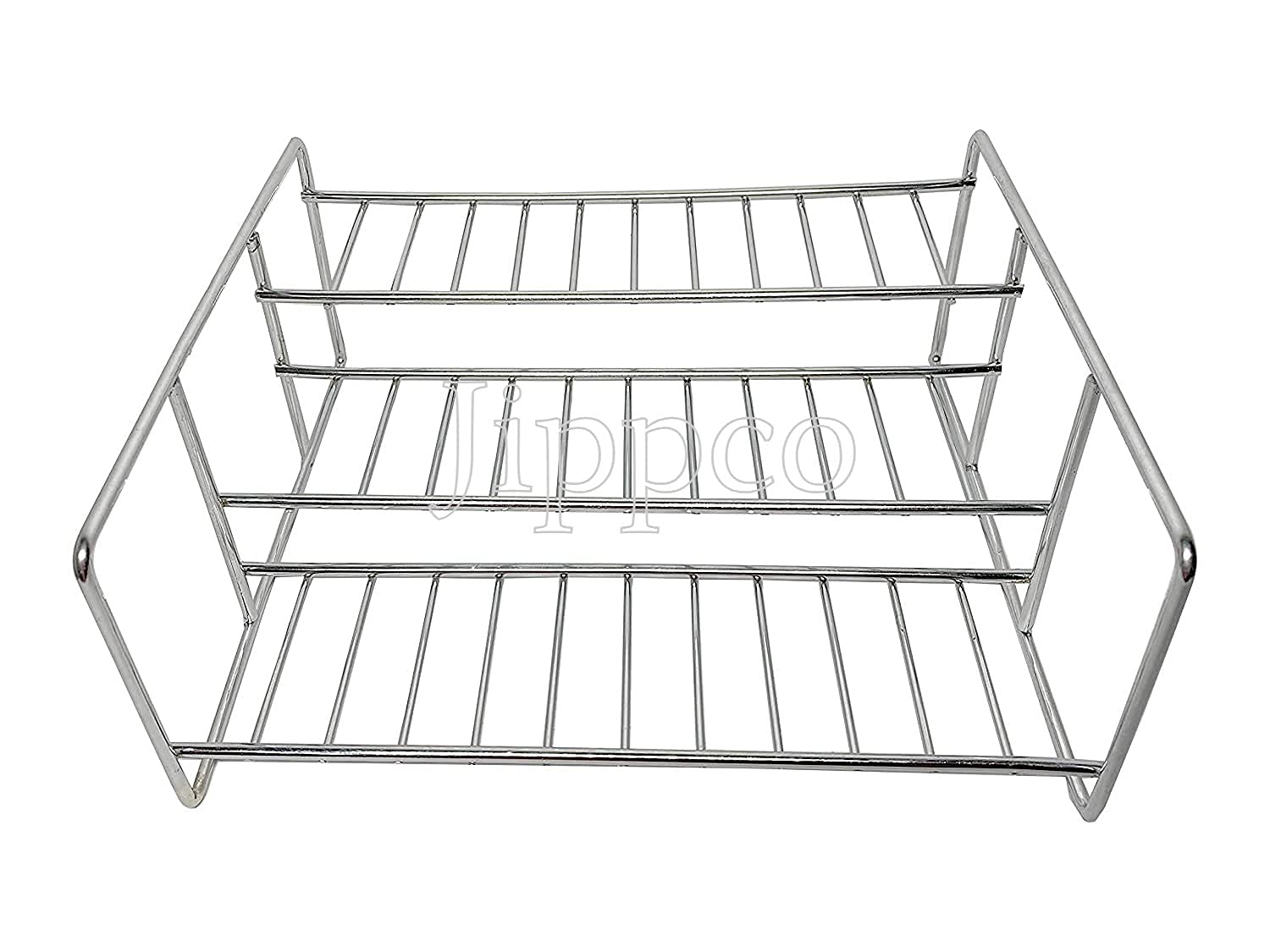 SimpleTec Kitchen Stainless Steel 3-Tier Step Standing Kitchen Spice ...