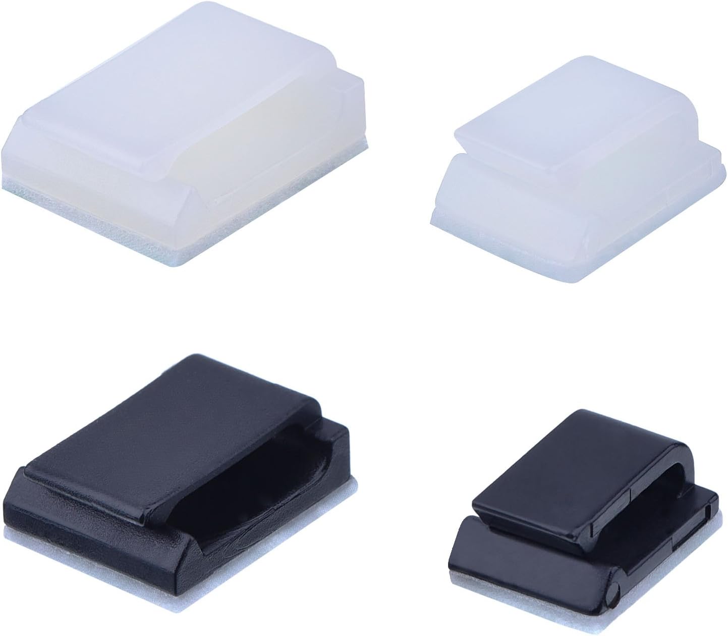 100 Pieces Adhesive Cable Clips Drop Cable Clamp Management Clips Wire ...