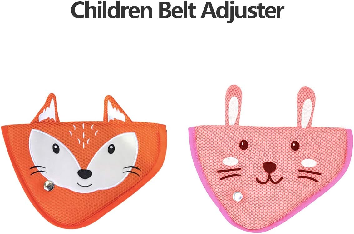 Triangle Child Seat Belt Adjuster |Child Car Seat Belt with Fox Pattern ...