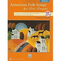 American Folk Songs for Solo Singers: Medium Low Voice (Book & CD ...