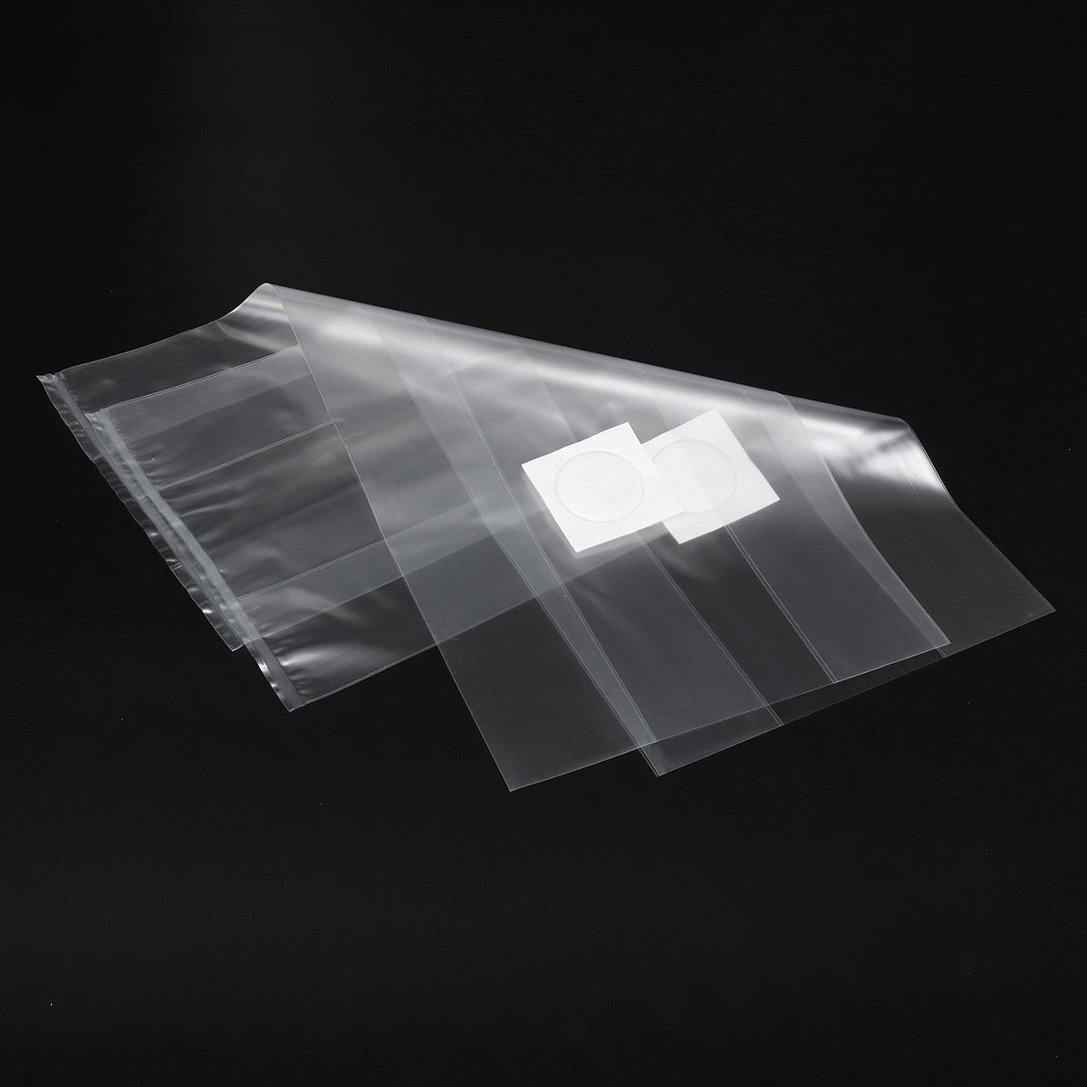 QUORA Lot de 50 sachets de semis en PVC 200 x 450 x 0,06 mm Contenants ...