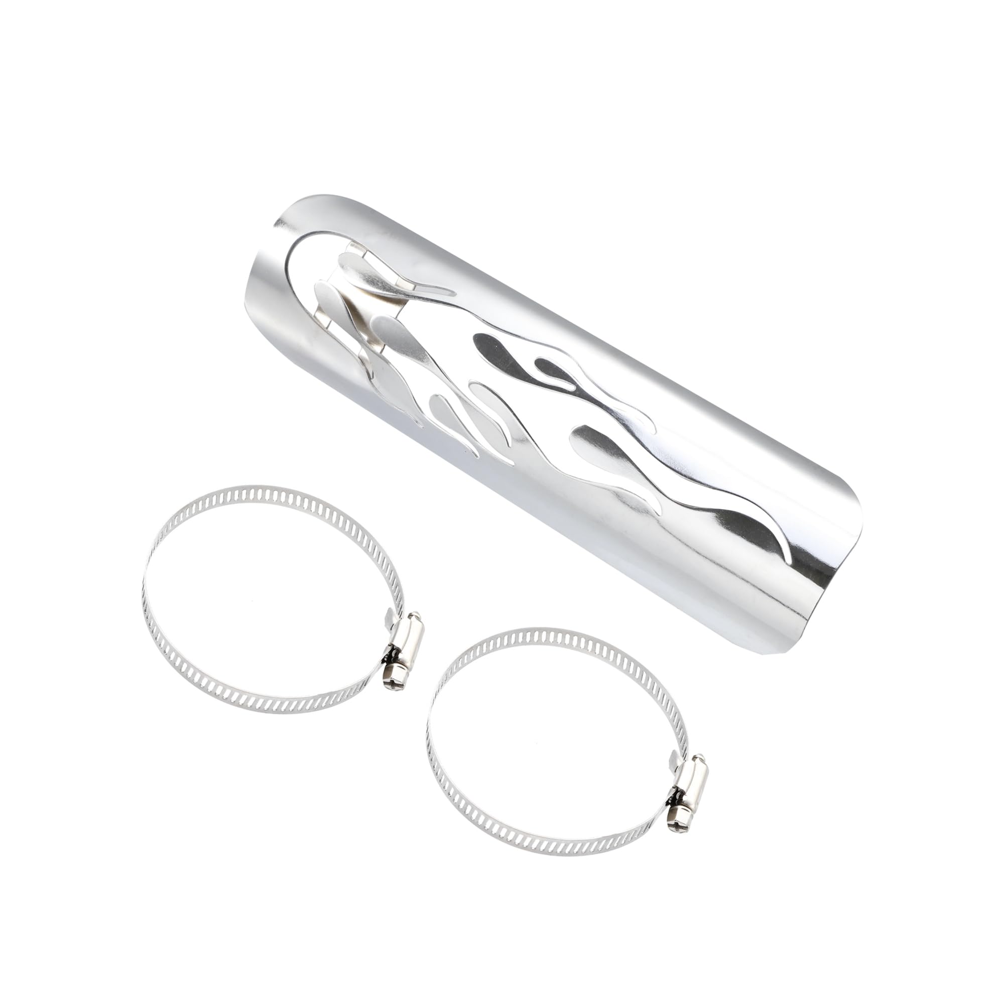 Motoforti 1Set Universal Motorcycle Exhaust Heat Shield Pipe Shield ...