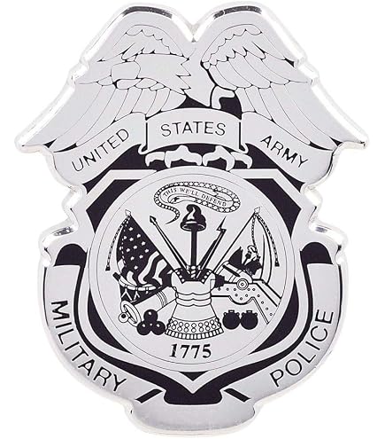Military Police AIR FORCE LIEUTENANT COLONEL RETIRED CHROME METAL USA ...