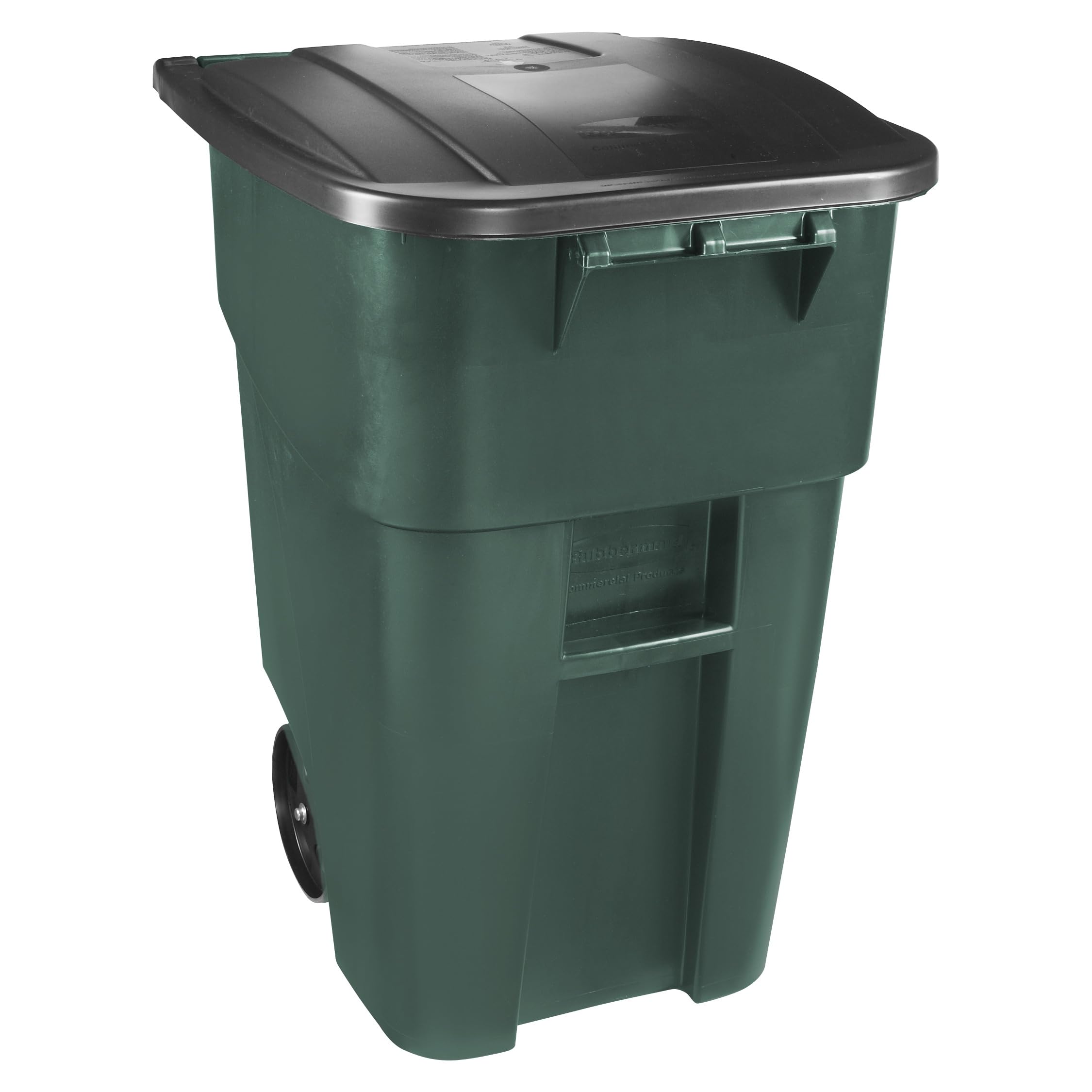 Rubbermaid Commercial Products BRUTE Rollout Heavy-Duty Wheeled Trash ...