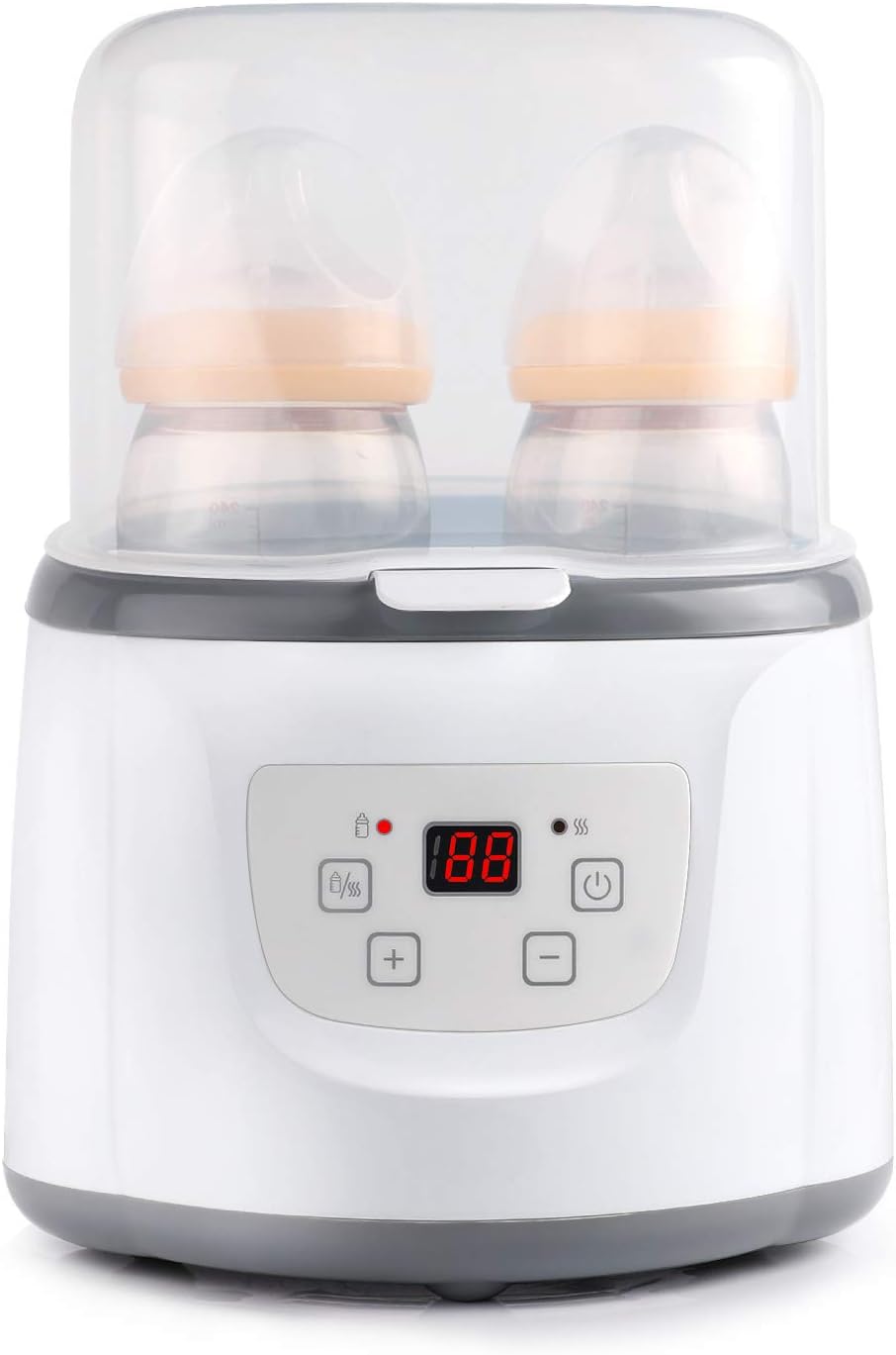 Fascol Baby Bottle Warmer,Multifunctional Baby Food Warmer with Dual ...