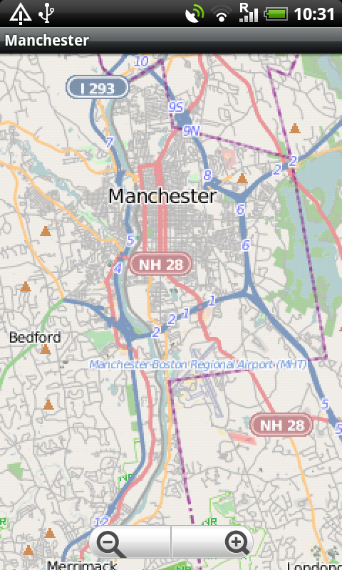 Manchester NH Street Map:Amazon.fr:Appstore for Android