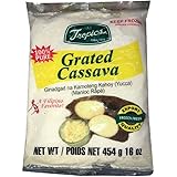 Amazon.com : Frozen Grated Cassava - 16oz (Pack of 3) : Grocery ...