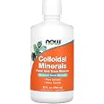Amazon.com: NOW Supplements, Colloidal Minerals Liquid, Plant Derived ...