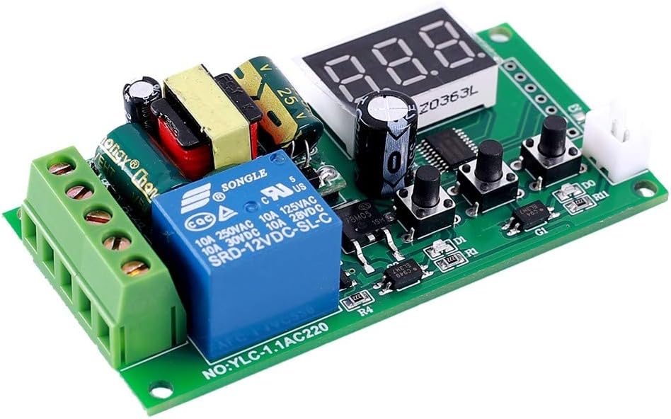 Timer Relay Switch Module, AC 110V 220V Time Controller Switch Board ...