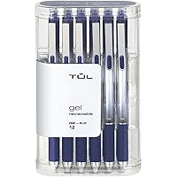 Amazon.com : TUL Gel Pen Refills, Medium Point, 0.7 mm, Blue Ink, Pack ...