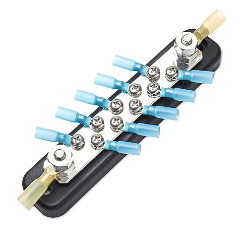 MICTUNING 10 Terminal Bus Bar Kit - 600V Bus Bar Ground Distribution ...