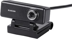 Elecom UCAM-C520FEBK 2MP 1600 x 1200Pixeles USB 2.0 Negro cámara Web - Webcam (2 MP, 1600 x 1200 ...
