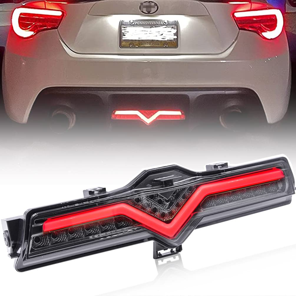 NJSBYL GT86/FR-S/BRZ Red LED Rear Brake Fog Light for 2013-2016 Scion ...