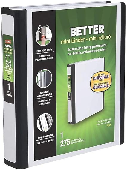 Staples BETTER mini binder 1" (White): Amazon.co.uk: Office Products