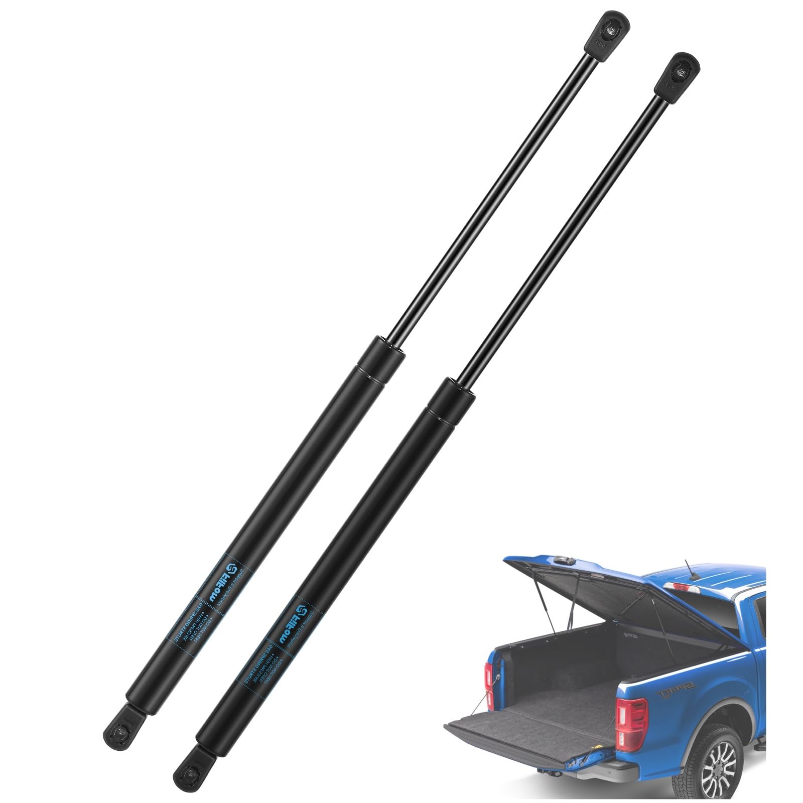 FILFom 27 inch 80Lb Gas Struts Shocks for Heavy lid, ST270M80 Gas ...