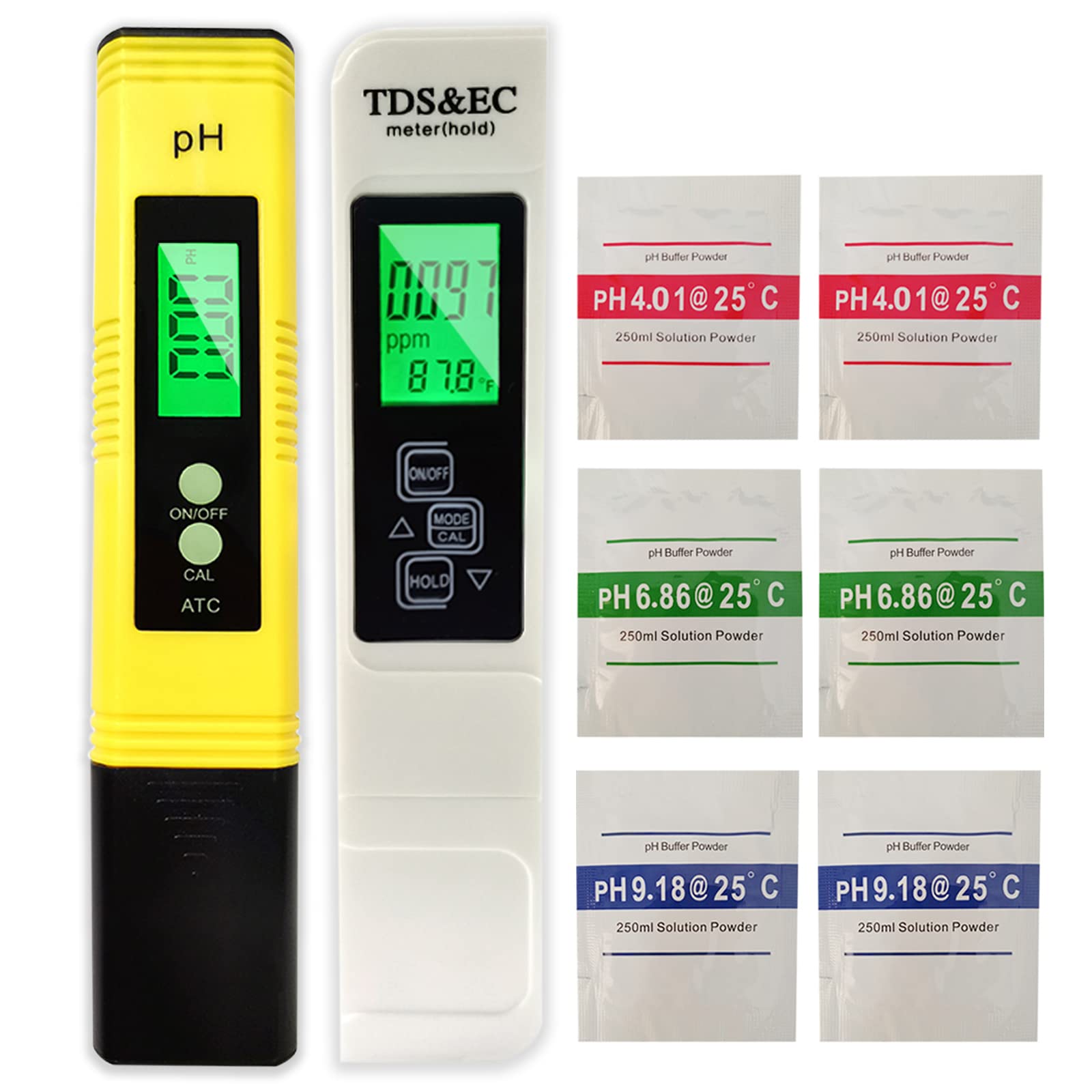 Mua 4 in 1 tds ph Meter,EC Temperature Meter, PPM Meters,TDS Water ...