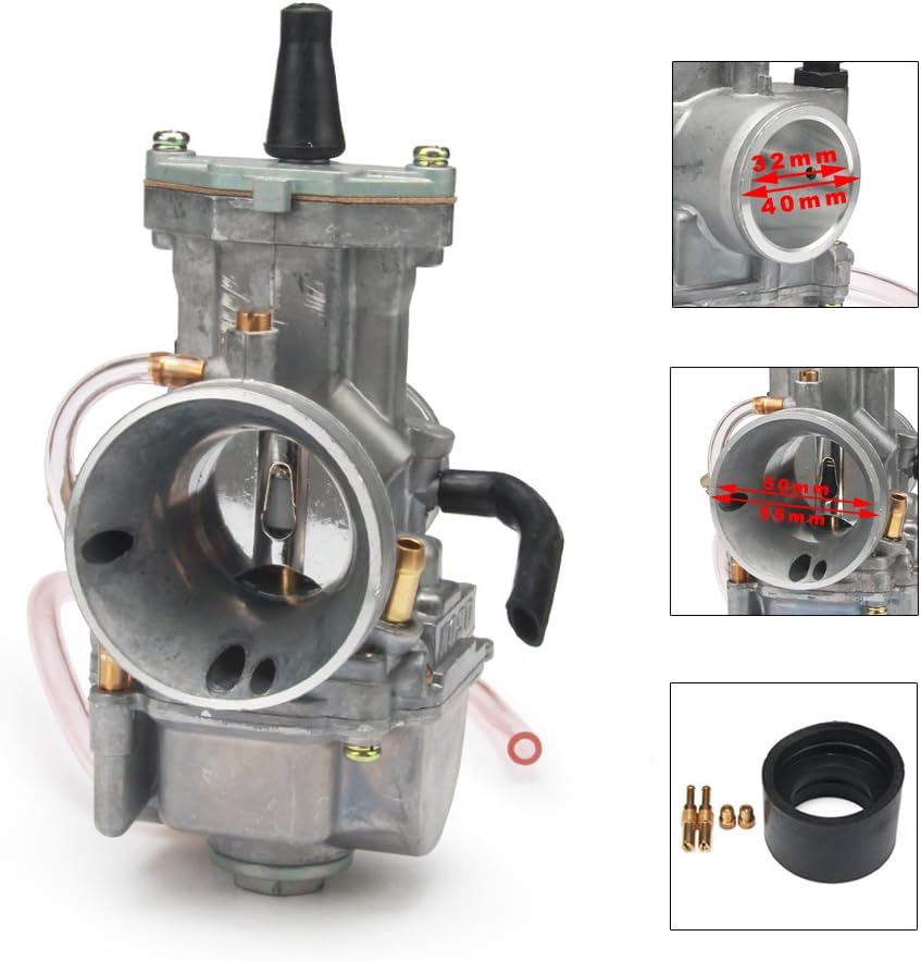 JFG RACING 32MM Super Performance OEM GY6 OKO PWK 32 Power Jet Carburetor Carb 2 Stroke 4 Stroke ...