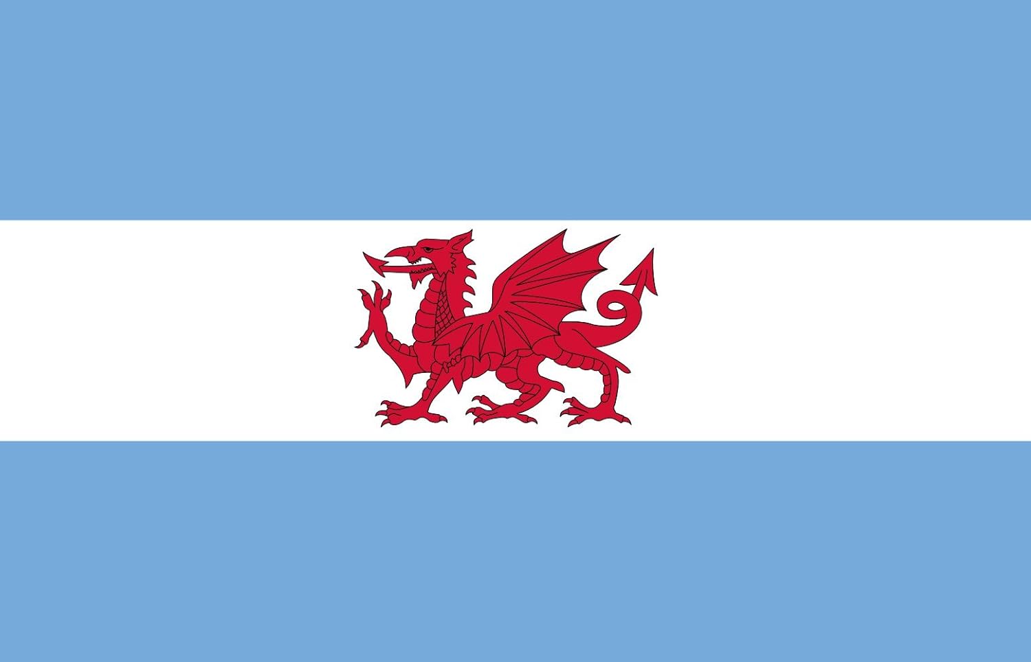 magFlags Large Flag Puerto Madryn and the Welsh colony in Patagonia ...